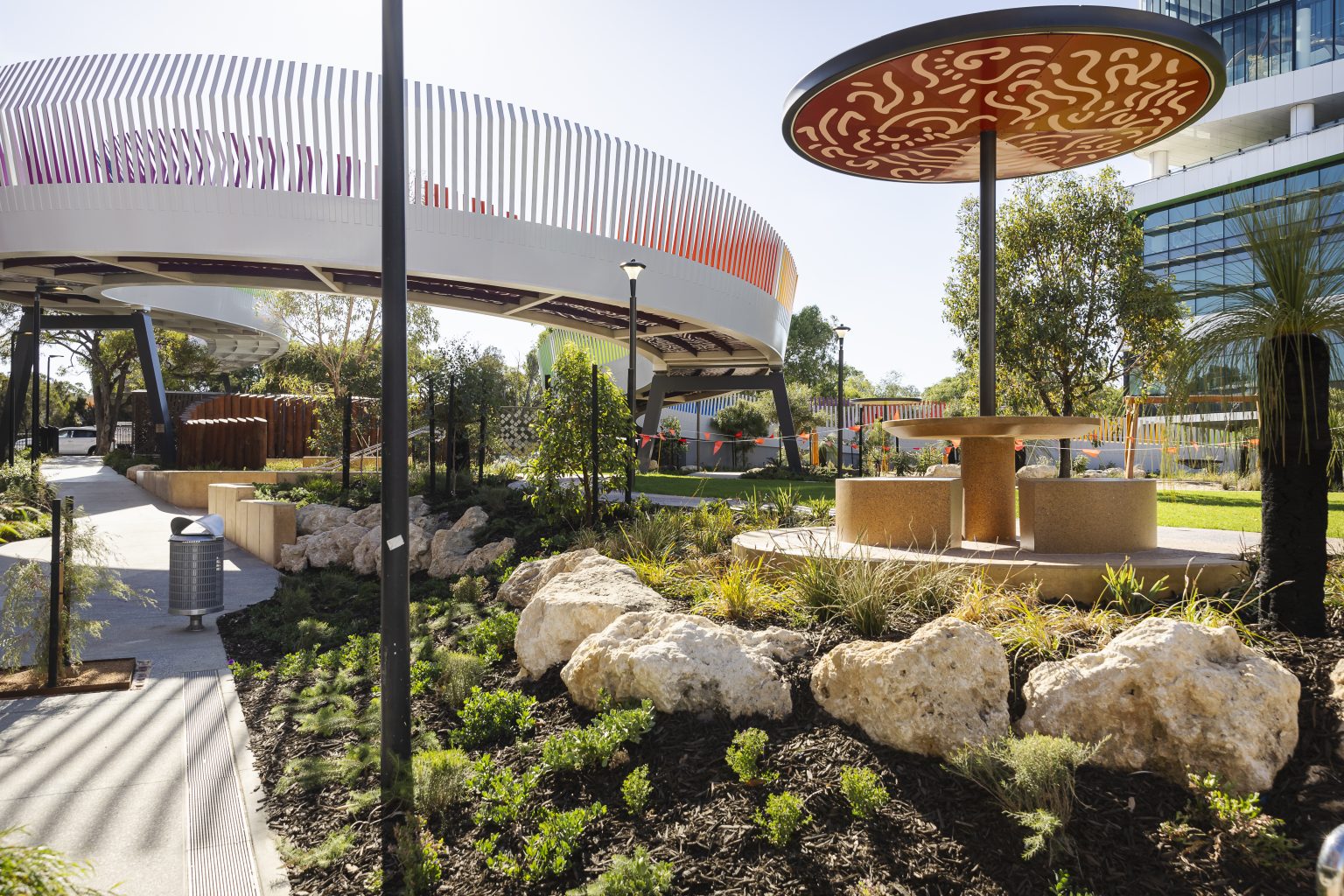 Nature-space recognised for construction excellence. - Perth Childrens ...